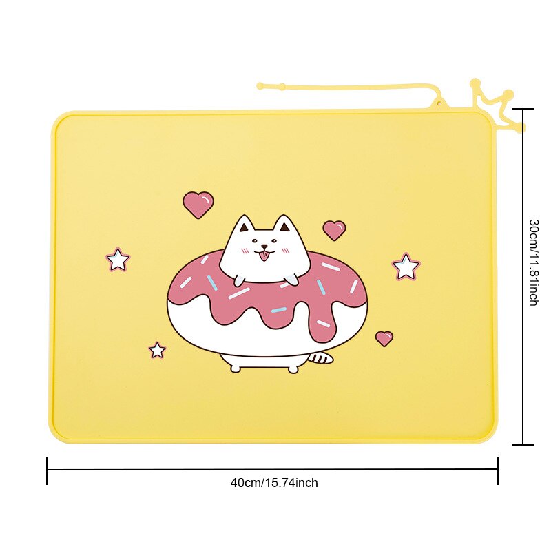 Cute Bear Silicone Placemats Table Napkins Kids Ma... – Grandado