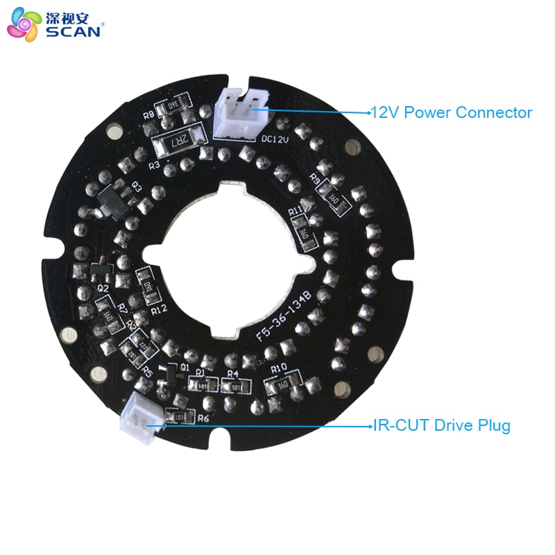 Infrared 36PCS IR LED board for CCTV Cameras Night... – Grandado