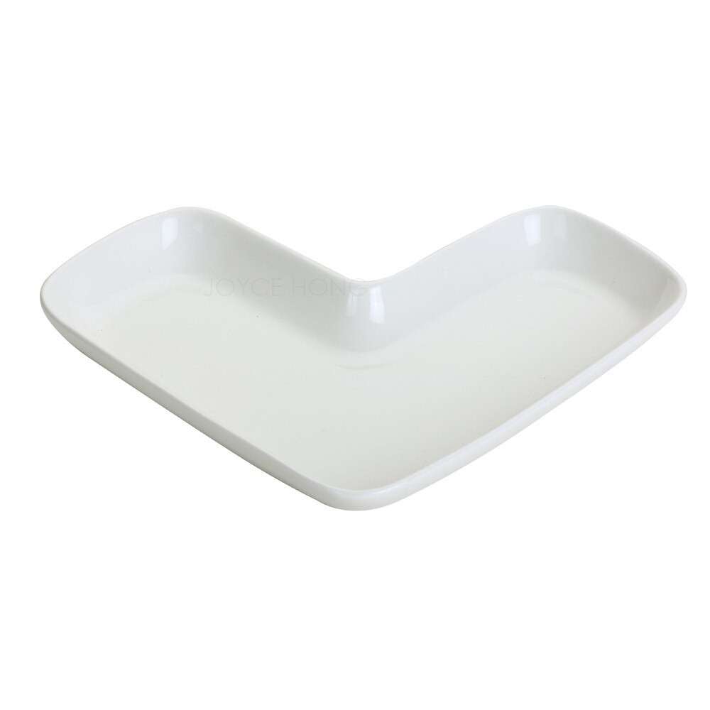 Bone china Plate Heart Shape Bowl L Shape Dish Sid... – Grandado