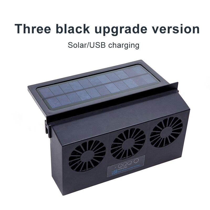 Solar/USB Dual Charging Vehicle Cooling Tool Car E... – Vicedeal