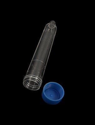 50Pcs Blue Cover Clear Plastic Round Shape Urine T... – Vicedeal