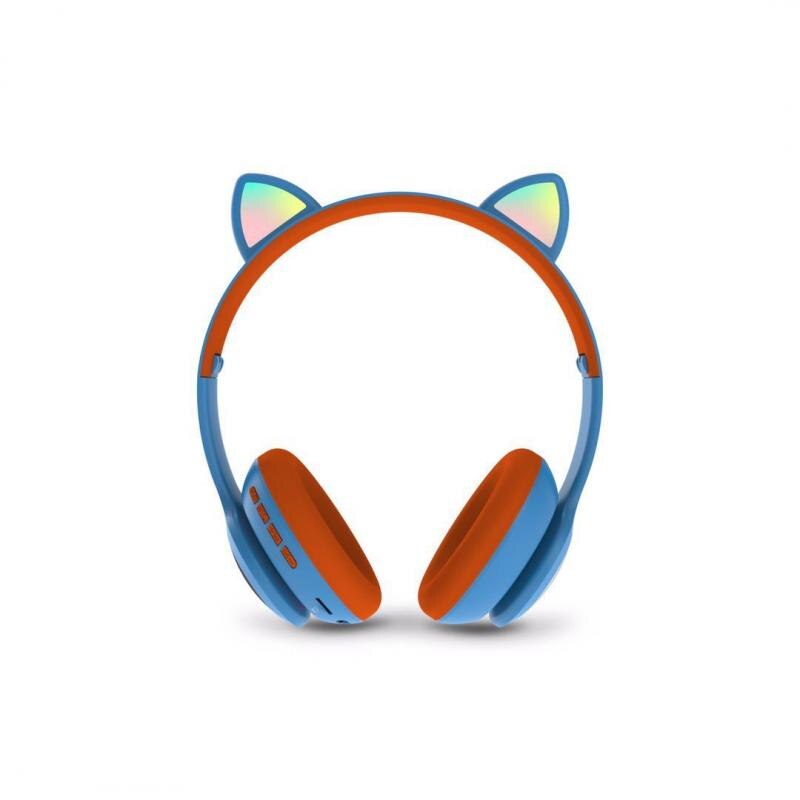 Cute Cat Ear Wireless Bluetooth 5.0 Headset With M... – Grandado