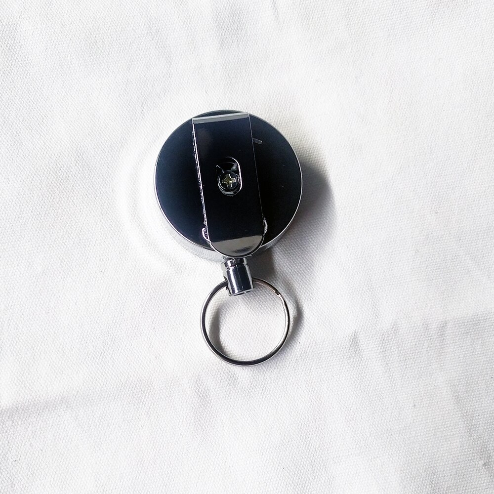 Metal Retractable Pull Key Ring ID Badge Lanyard N... – Vicedeal