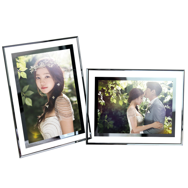 Simple Crystal Photo Frame Set Table Glass Modern ... – Grandado