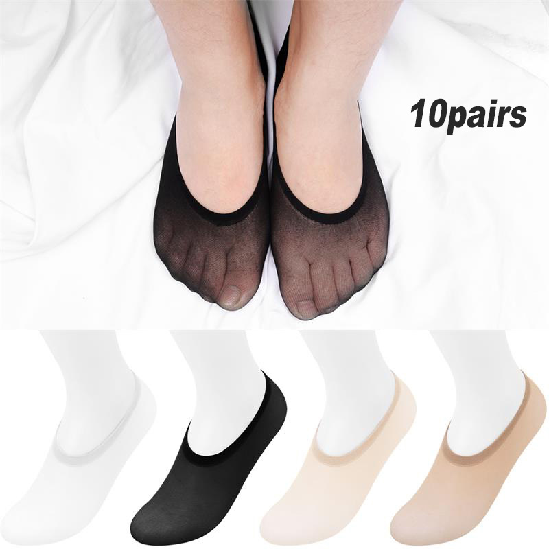 10 Pairs Zomer Dunne Sokken Vrouwen Onzichtbare Bo... – Vicedeal