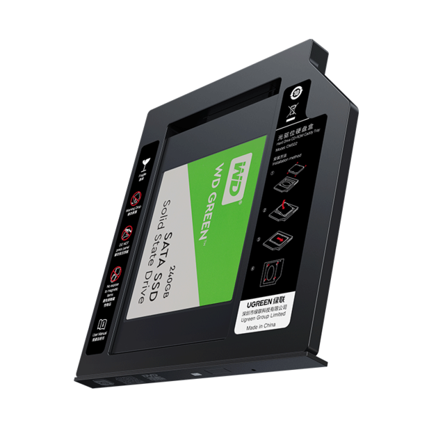 Ugreen SSD HDD Caddy 9.5/7mm SATA to USB 3.0 for 2... – Grandado