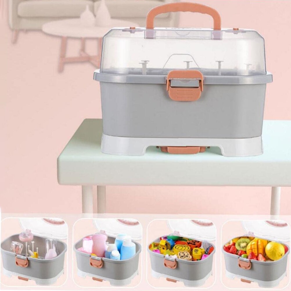 Baby Bottle Storage Box Baby Feeding Bottle Drying... – Vicedeal