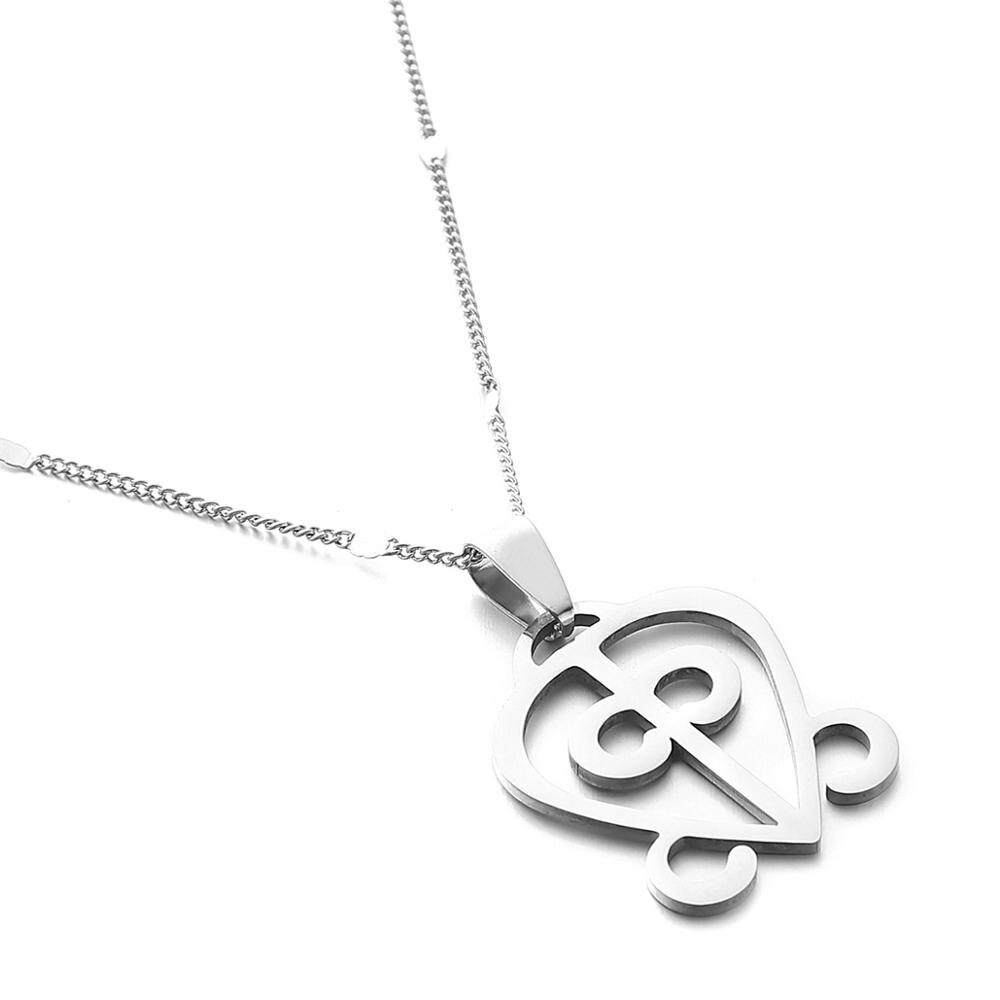 Stainless Steel African Adinkra Symbol Pendant Nec... – Grandado