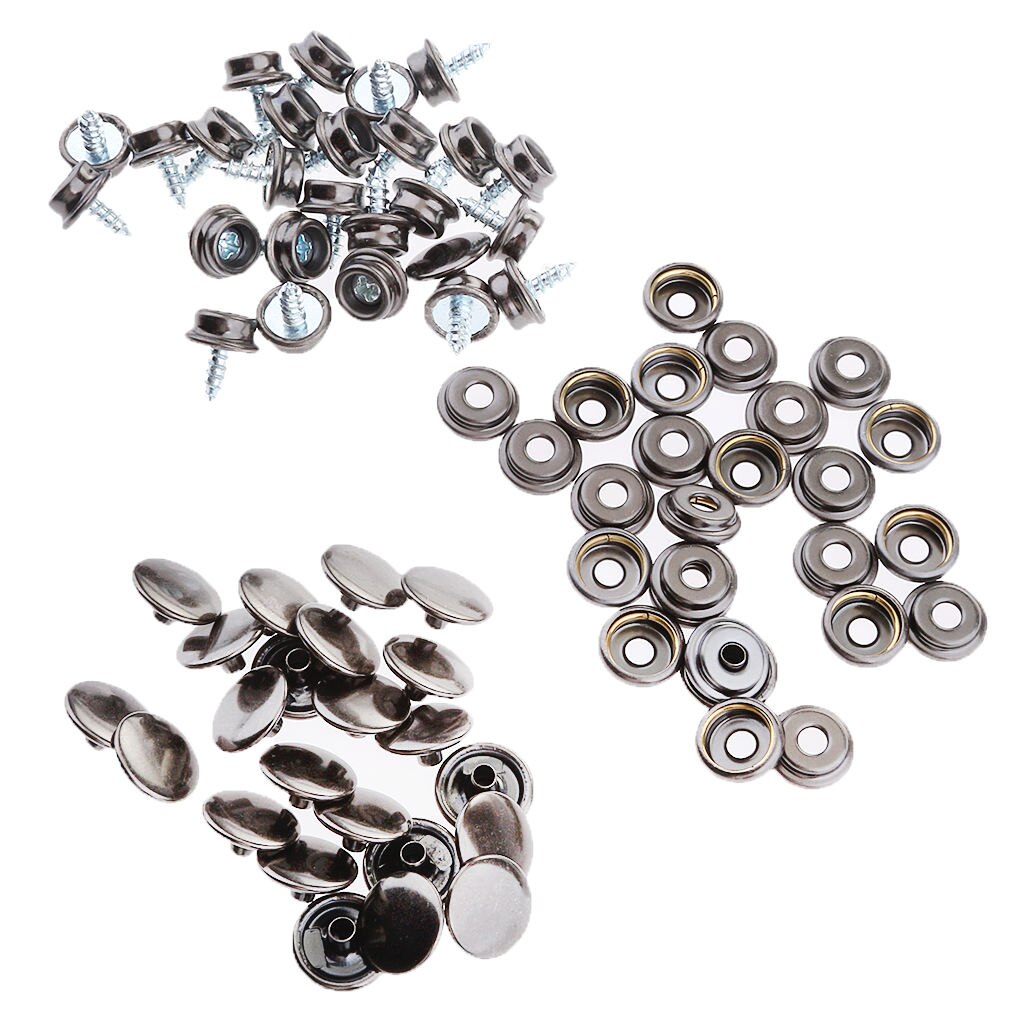 25 Set (75Pcs) Snap Button 3/8'' Screw Stu... – Vicedeal