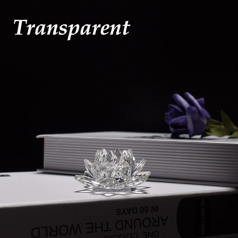 FengShui Quartz Crystal Lotus Flower Crafts 7 Colo... – Grandado