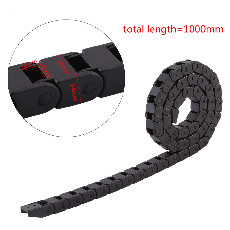 10X10mm R28 Black Nylon Cable Drag Chain Wire Carr... – Grandado