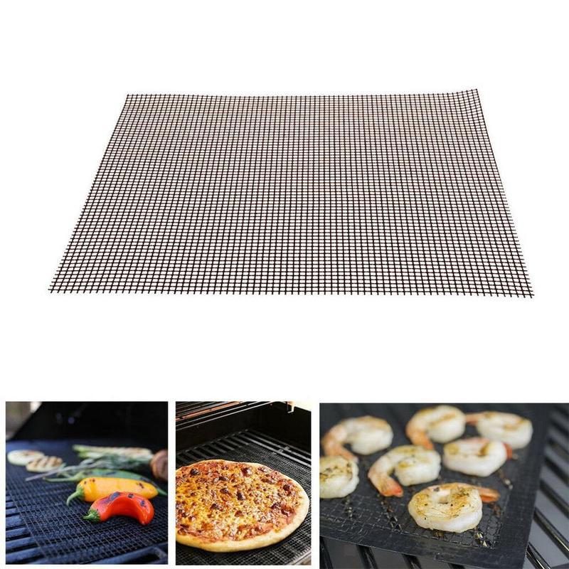 Grid Form Bbq Grill Mat Non-stick Mesh Backen Line... – Vicedeal