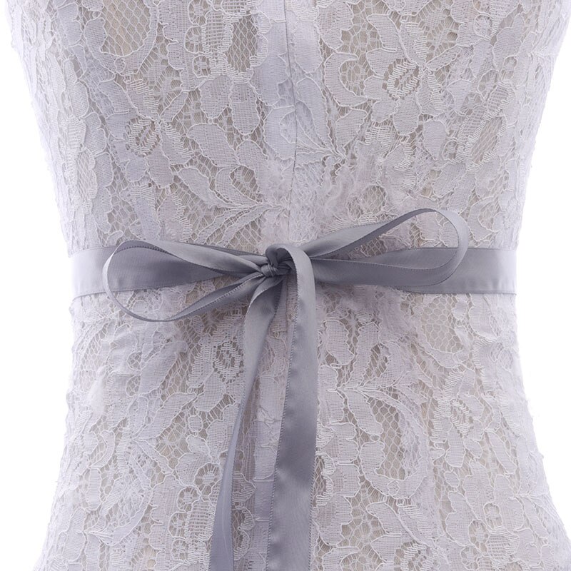 MissRDress Silver Diamond Wedding Belt 31inch Crys... – Grandado