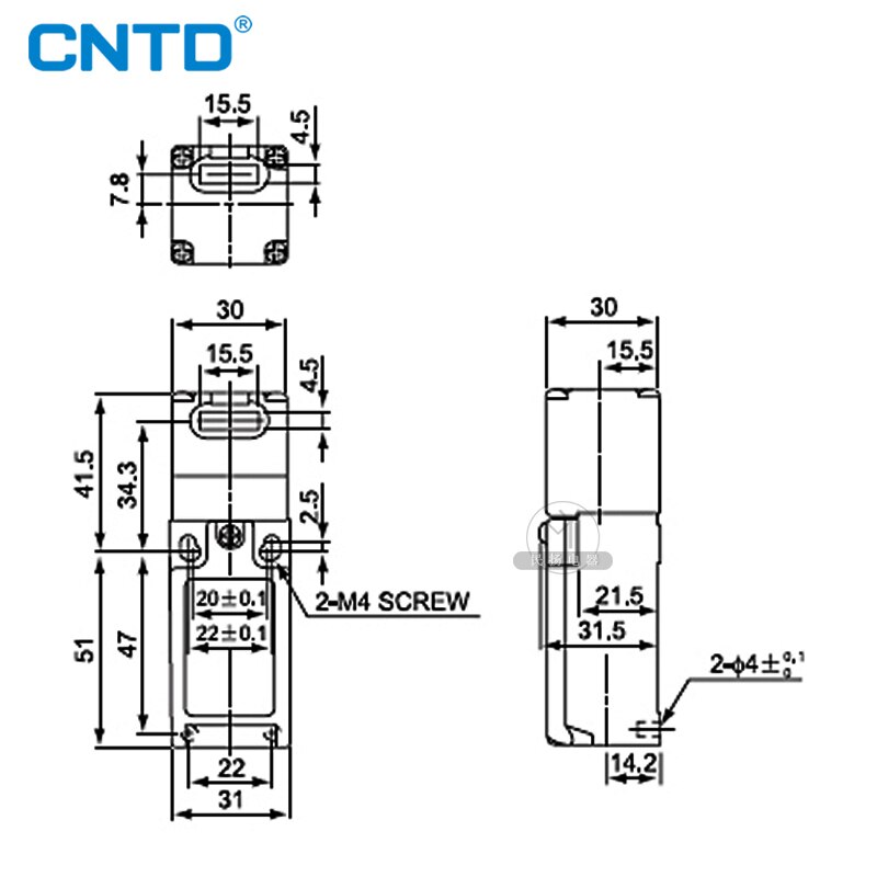 CNTD Limit Switch K1 K2 K3 CZ-93C (1NO1NC) Safety ... – Grandado