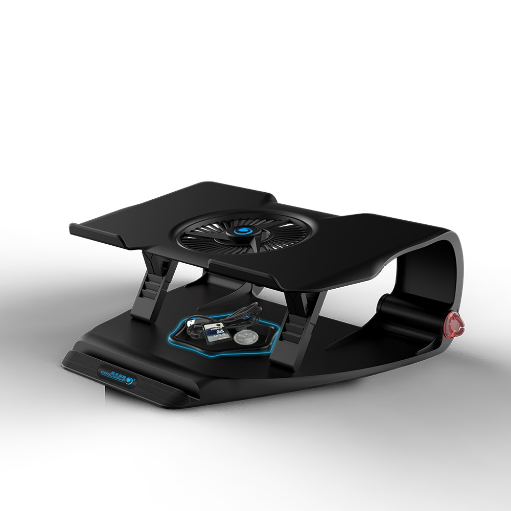 COOLCOLD Hollow Notebook Cooler Stand Single Led C... – Vicedeal