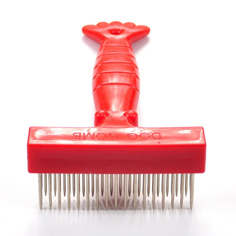 Rake Comb for Dogs Brush Short Long Hair Fur Shedd... – Vicedeal