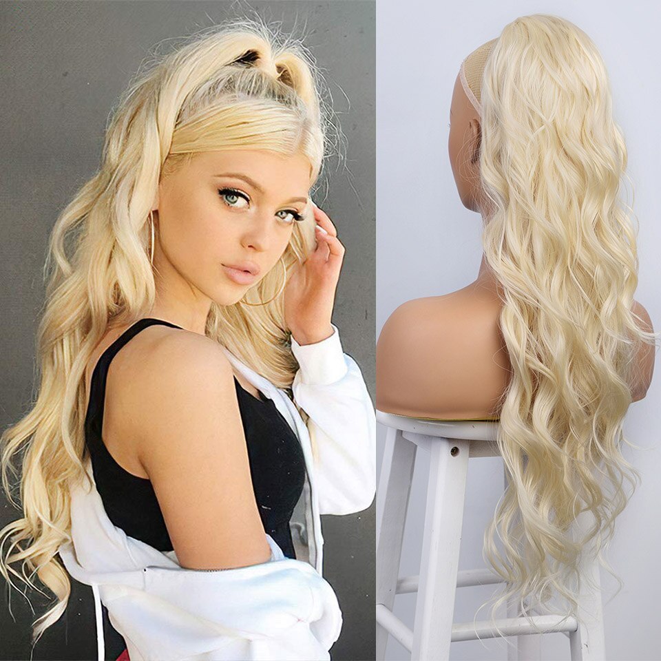 AISI BEAUTY Long Body Wave Ponytail Extension Draw... – Grandado