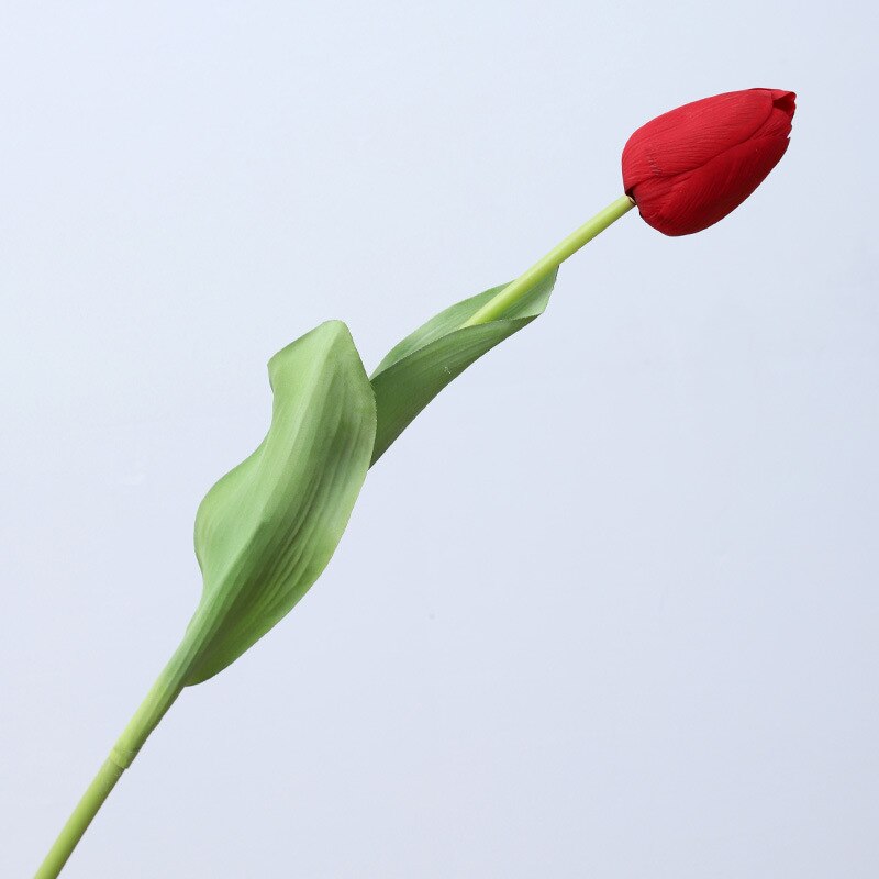 Luxury Real Touch Tulip Long branch Artificial flo... – Vicedeal