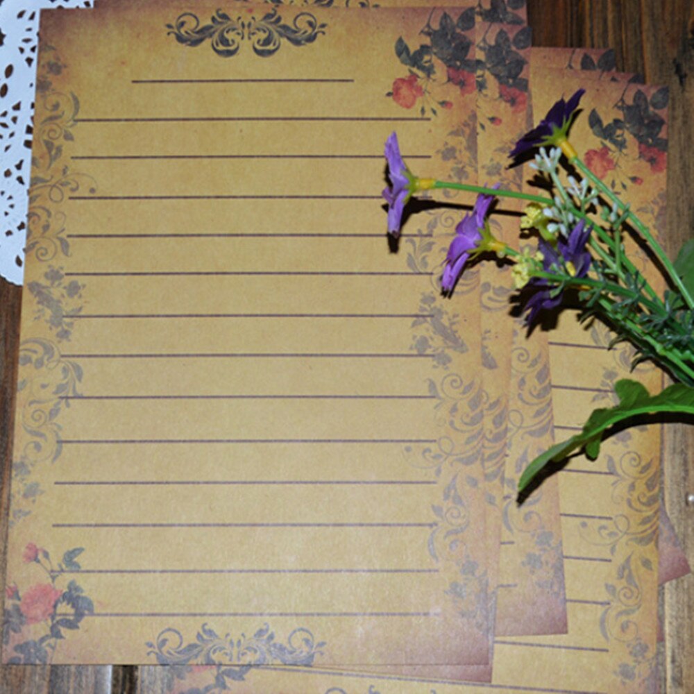 8 Sheet/lot Vintage Letter Paper Stationery Paper ... – Grandado