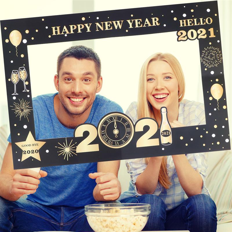 1pc Year Handheld Photo Frame Festival Photo Props... – Grandado