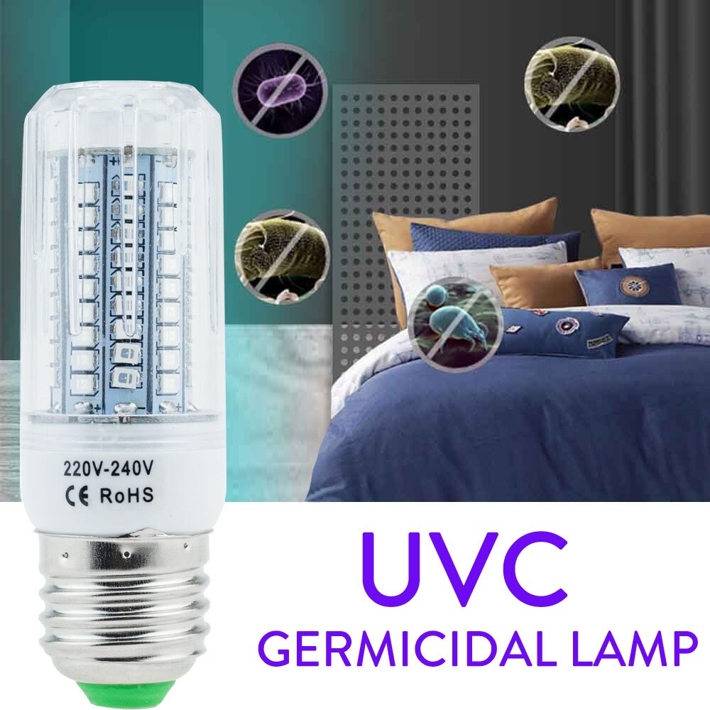 E27 E14 Uv Kiemdodende Lamp Led Uvc Lamp Maïs Desi... – Vicedeal