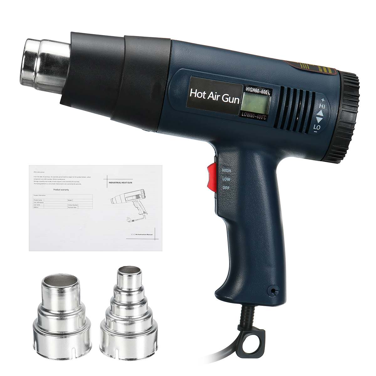 2000W 220V Elektrische Air Guns Industriële Dual T... – Vicedeal