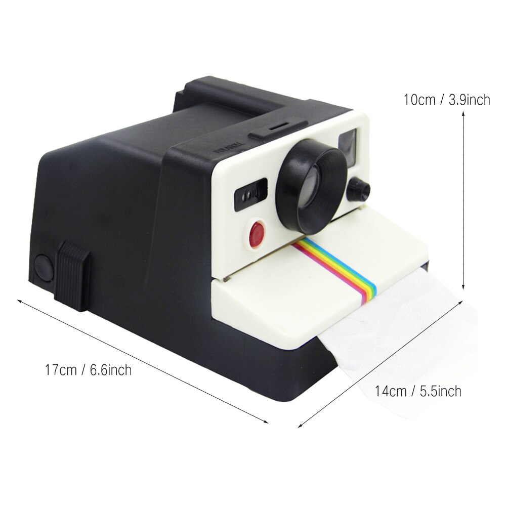 WC Tissue Box Retro Polaroid Camera Shape Inspired... – Grandado