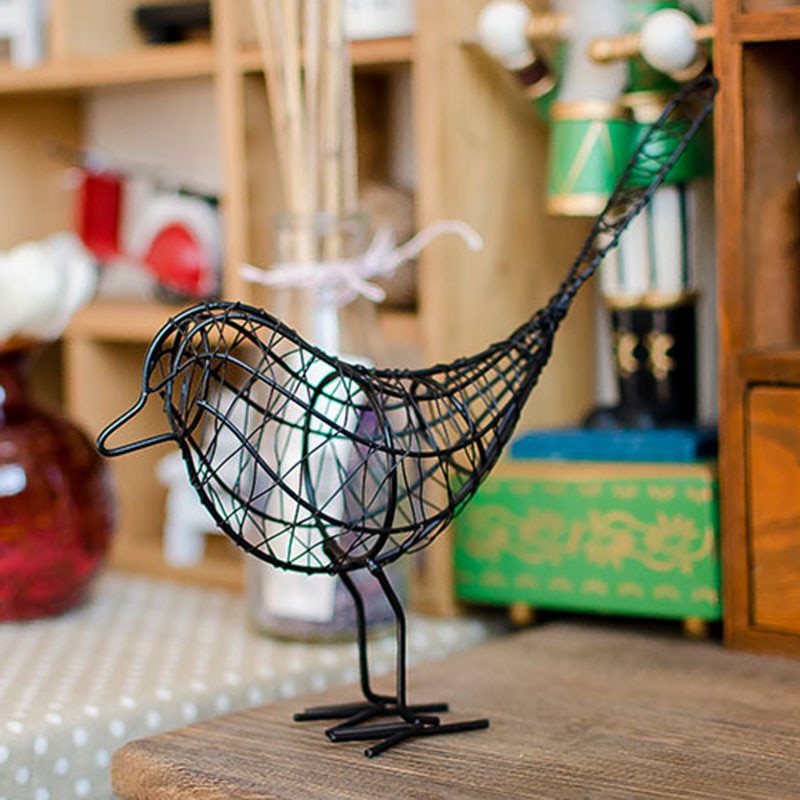 Economical Vintage Metal Craft Wire Iron Bird Mode... – Grandado