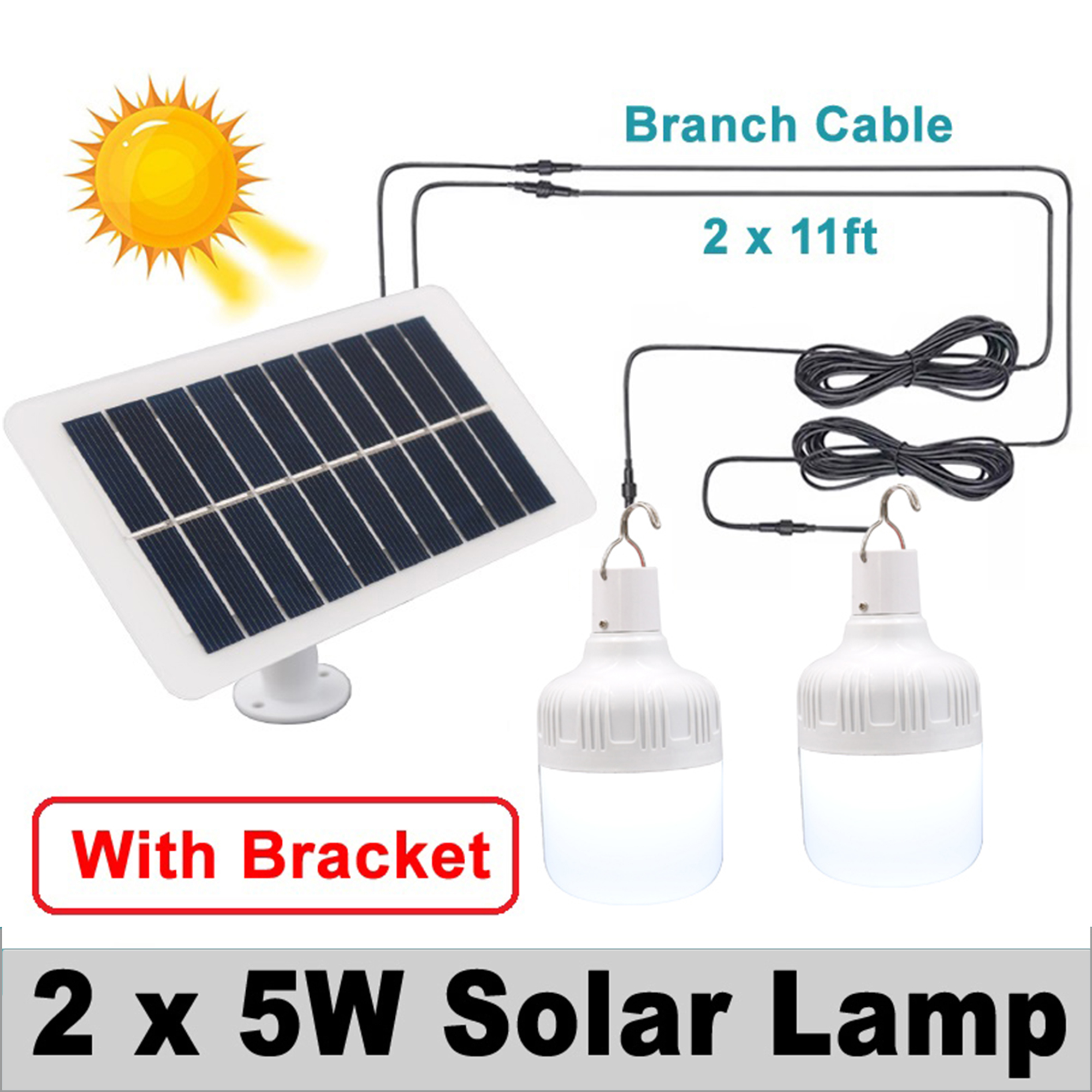 Branch Solar Light LED Outdoor Camping Lamp Waterp... – Grandado