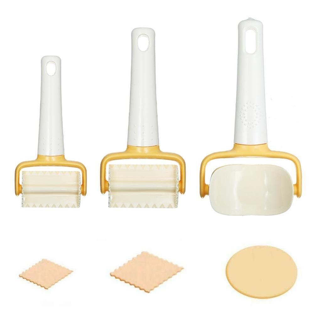 3 Stijl Rolling Cookie Cutters Deeg Ronde/Vierkant... – Grandado