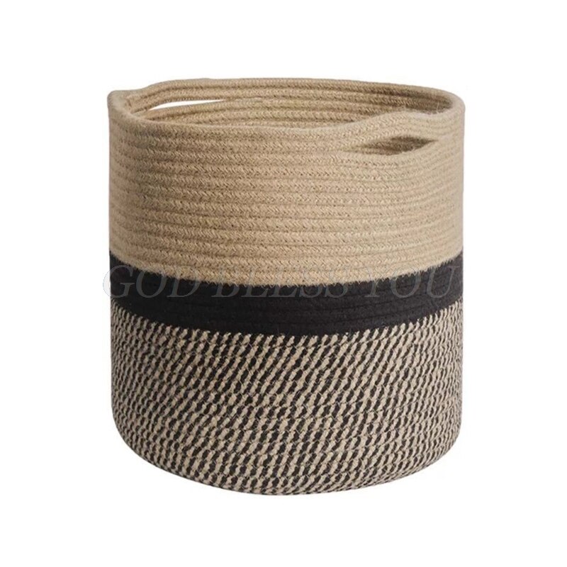 Hand Geweven Stro Planter Mand Indoor Outdoor Opsl... – Grandado