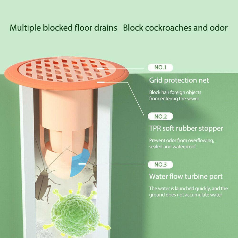 Anti-odor Floor Drain Core Bath Shower Toilet Floo... – Grandado