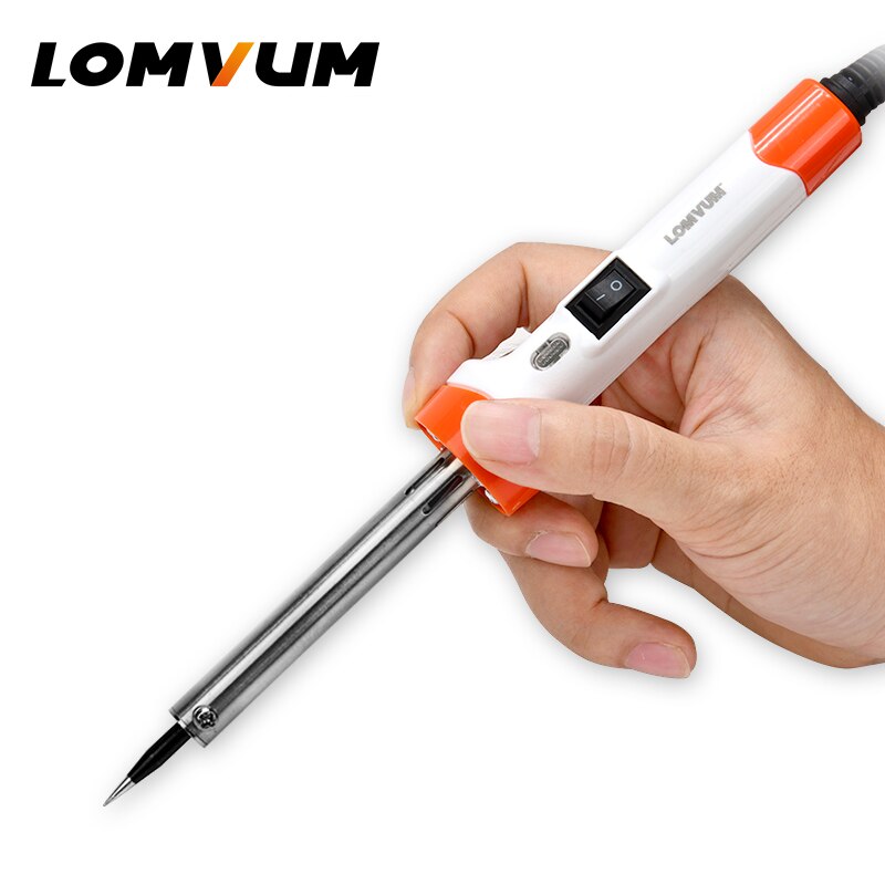 LOMVUM Electric Soldering Iron Set US EU Plug 220V... – Grandado