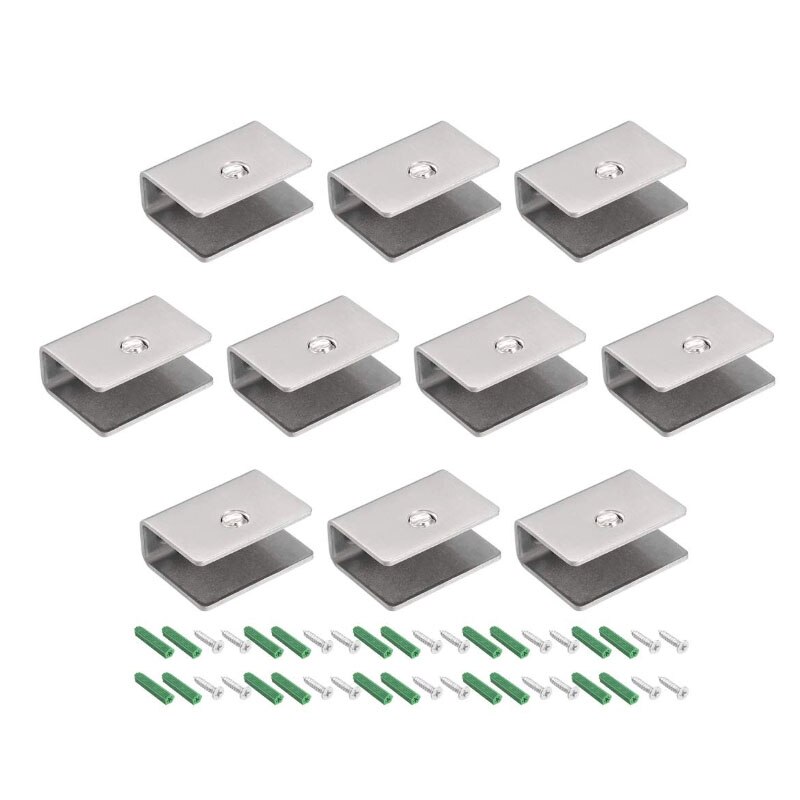 Glass Shelf Brackets - Adjustable Stainless Steel ... – Grandado