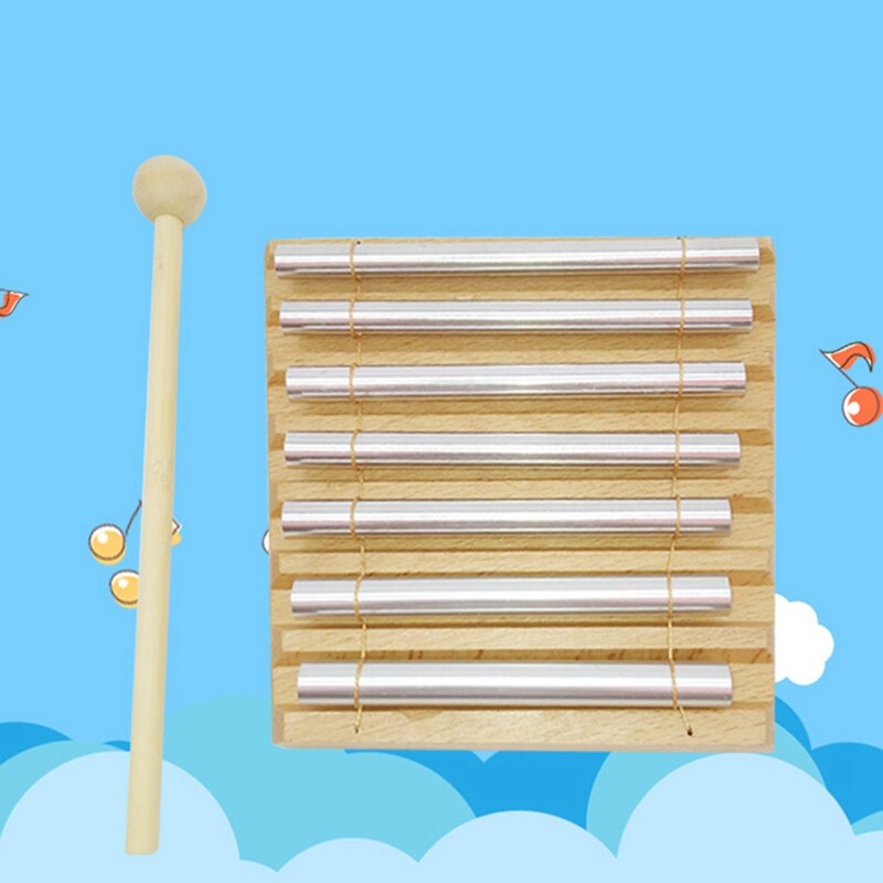 7-Tone Wooden Chimes with Mallet Percussion Instru... – Grandado