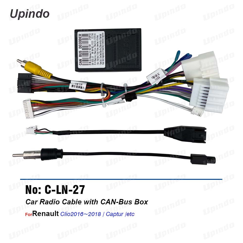 Car Radio Cable with CAN Bus Box Power Wiring Harn... – Grandado