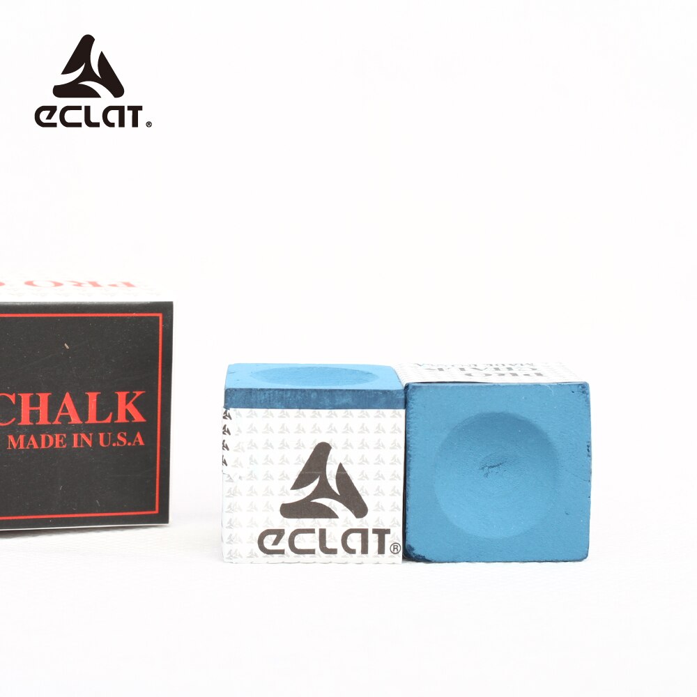 Original ECLAT Chalk Billiard Chalks Blue Chalk 2 ... – Grandado