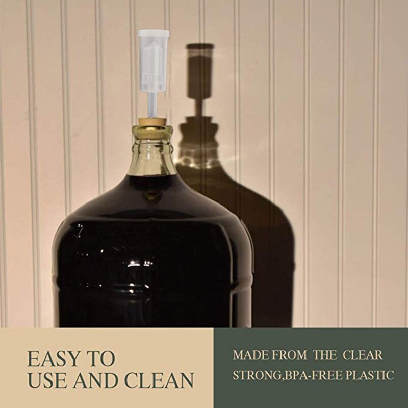 Three-Piece One-Way Air Lock Brewing Barrel Exhaus... – Grandado