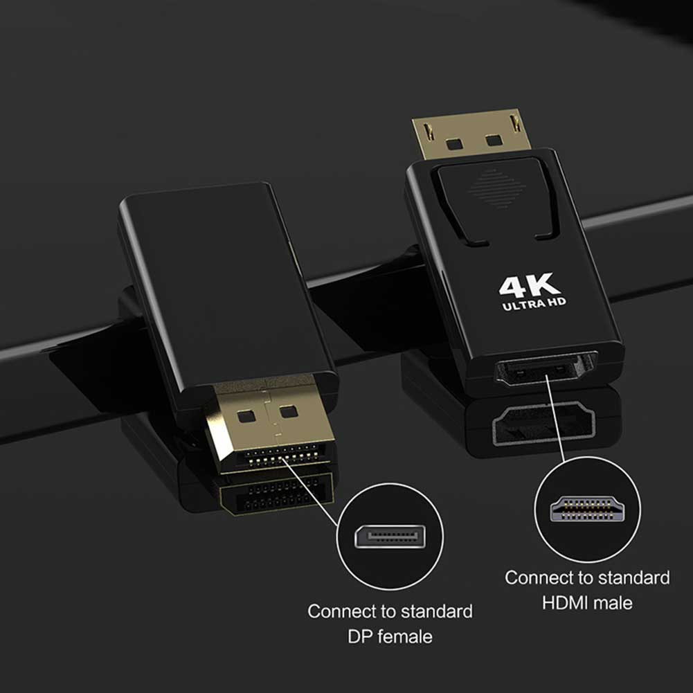 Display Port Dp Max 4K 60Hz 30Hz Male Naar Hdmi Vr... – Vicedeal