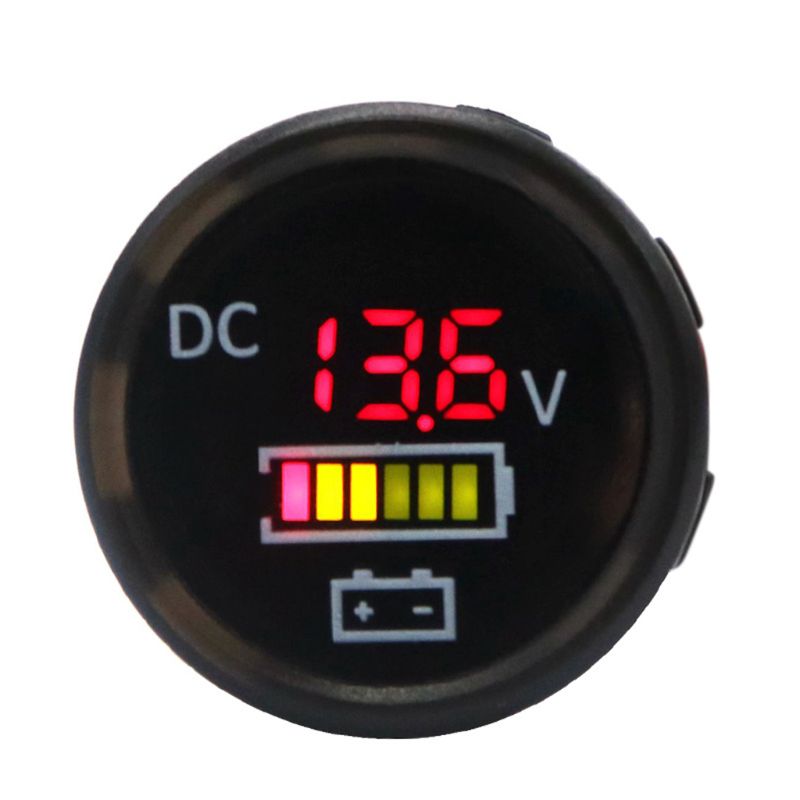 DC 12V/24V Car Boat Voltmeter Battery Monitor IP67... – Grandado