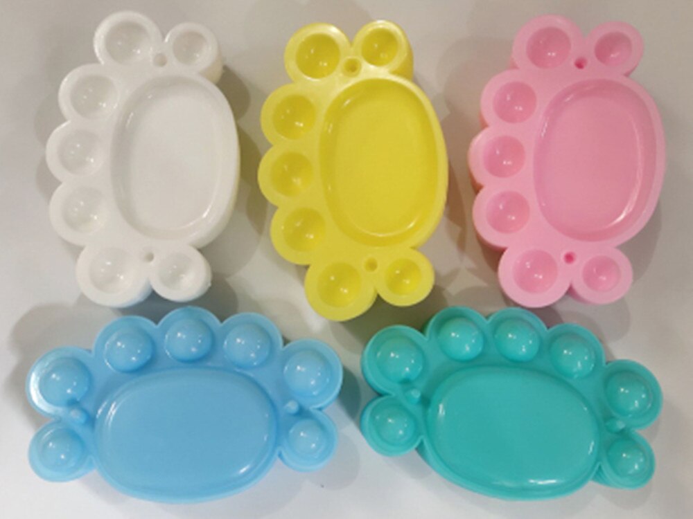 20 Pcs Plastic Palet Art Verf Plastic Tekening Lad... – Grandado