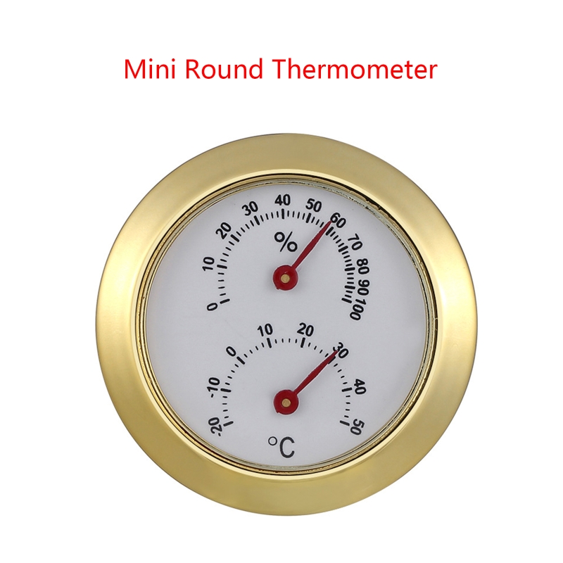 Mini Round Digital Hygrometer Thermometer Temperat... – Vicedeal