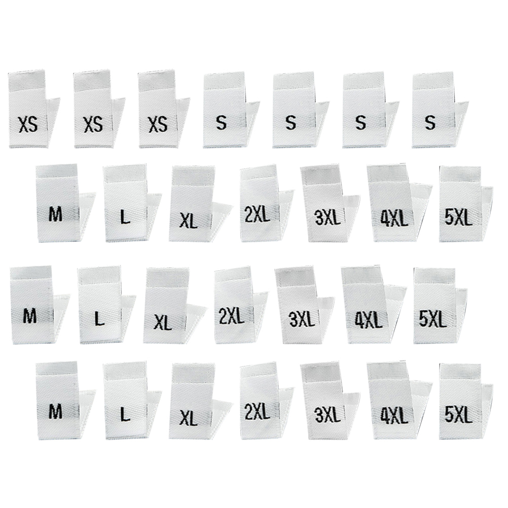 900pcs Blouse Clothes Size Labels Folded Cloth Lab... – Vicedeal