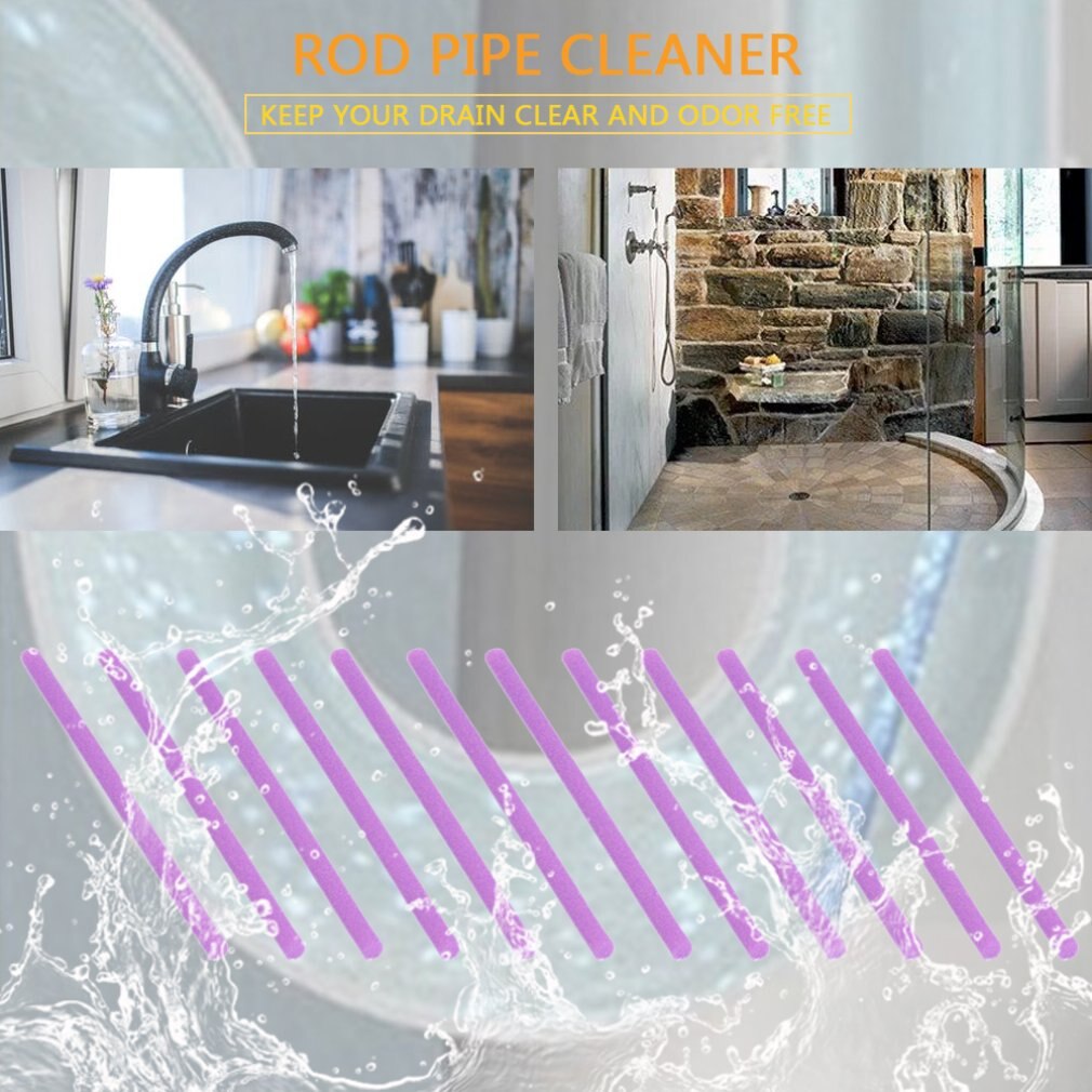 12pcs Rod Drain Cleaner Kitchen Toilet Bathtub Sew... – Grandado