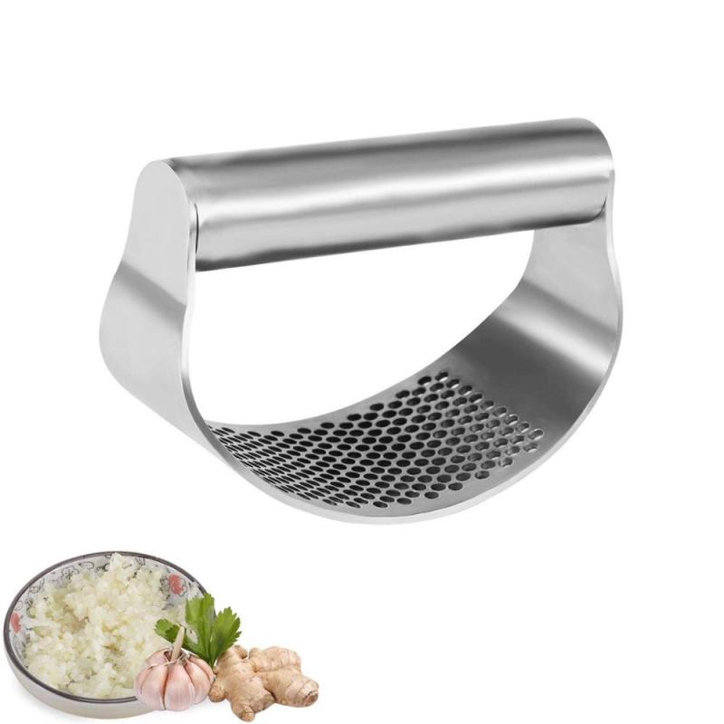 100% Stainless Steel Garlic Press Rocker, Garlic R... – Grandado