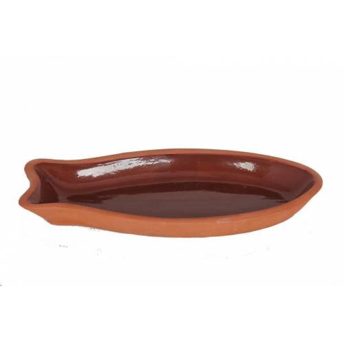 Fish Pan In-Glazed Clay Pot 28 cm Product Type Tav... – Grandado