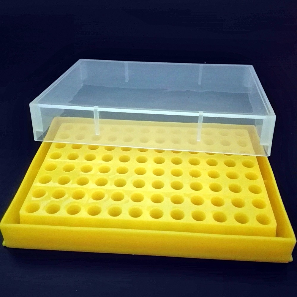 96-Well PCR Tube Rack, 0.2ml, with Transparent Lid... – Vicedeal