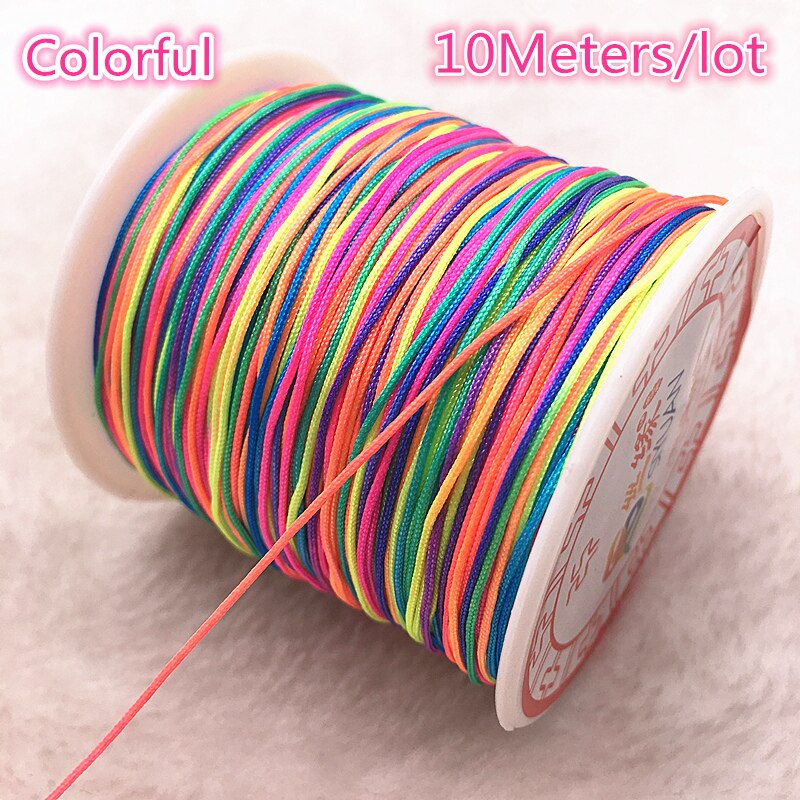 10 metros/lote de hilo de nailon Multicolor de 0,8... – Grandado