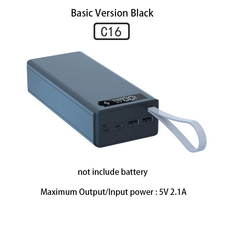 For 18650 Battery Power Bank Case PD QC3.0 USB Fre... – Grandado