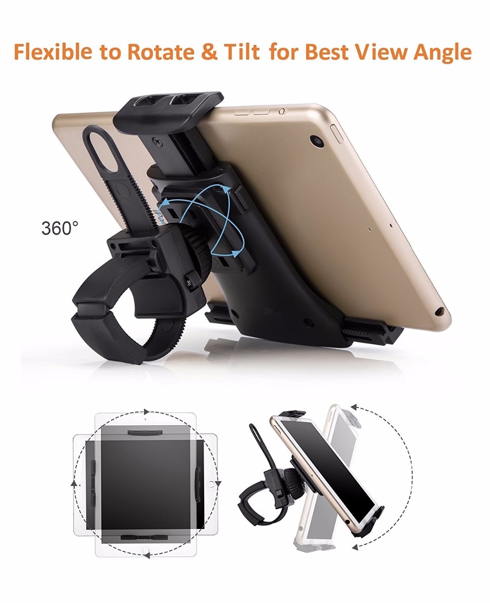 bike handle Tablet holder Flexible Buckle Mount Gy... – Grandado